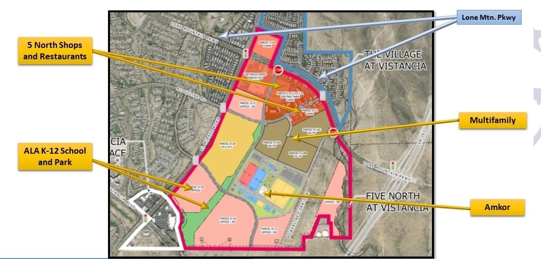CITY OF PEORIA AMKOR information WEBINAR – Five North at Vistancia